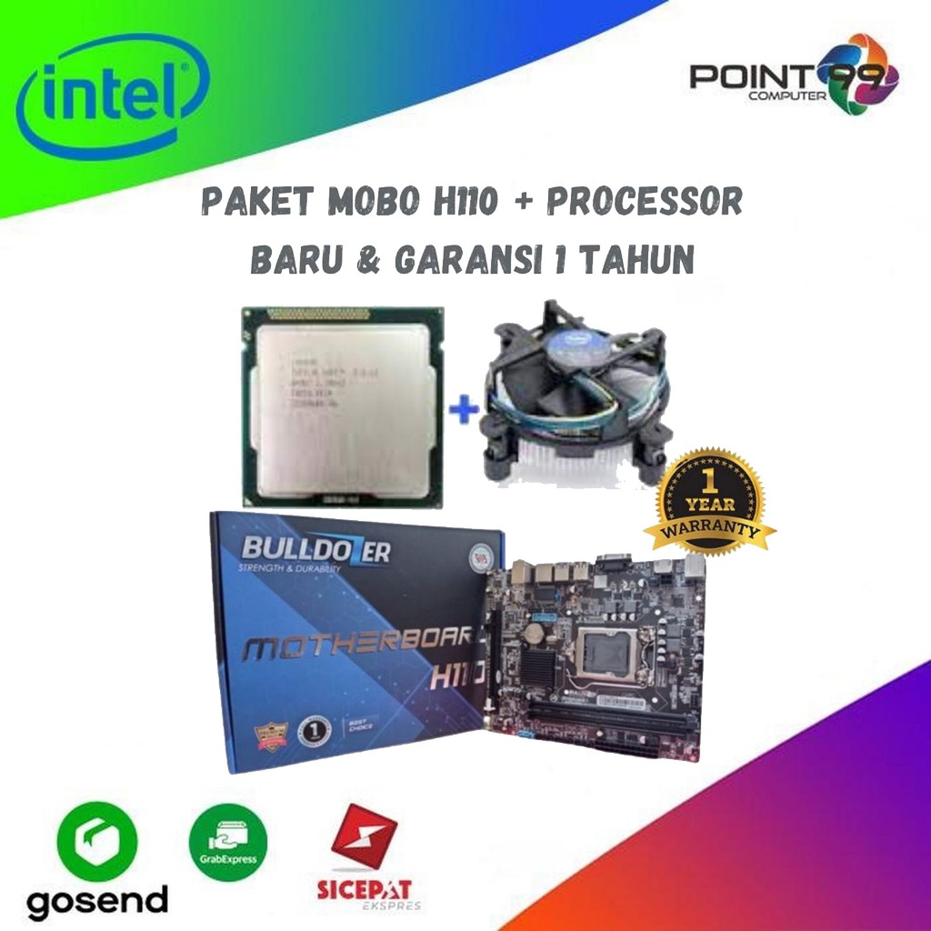 Jual PAKET MOTHERBOARD INTEL H110 + PROC. I3-6100 - MEMORY HYNIX DDR4 ...