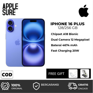Jual Apple iPhone 16 PLUS 128GB 256GB FULLSET SECOND HAND INTERNASIONAL ORI BERGARANSI | Shopee ...