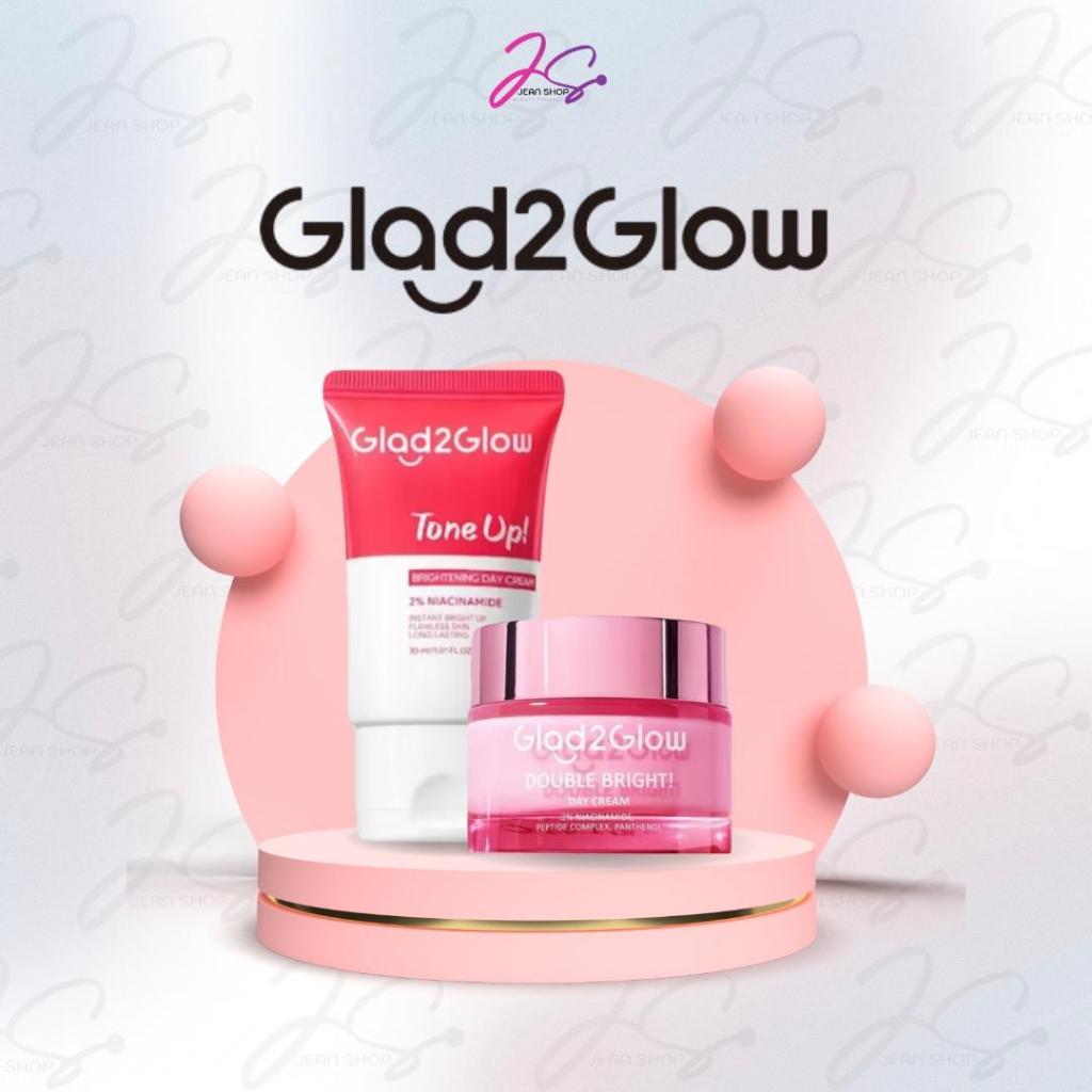 Jual [NEW LAUNCH] G2G Glad2Glow Double Bright Day Cream tone up cream ...