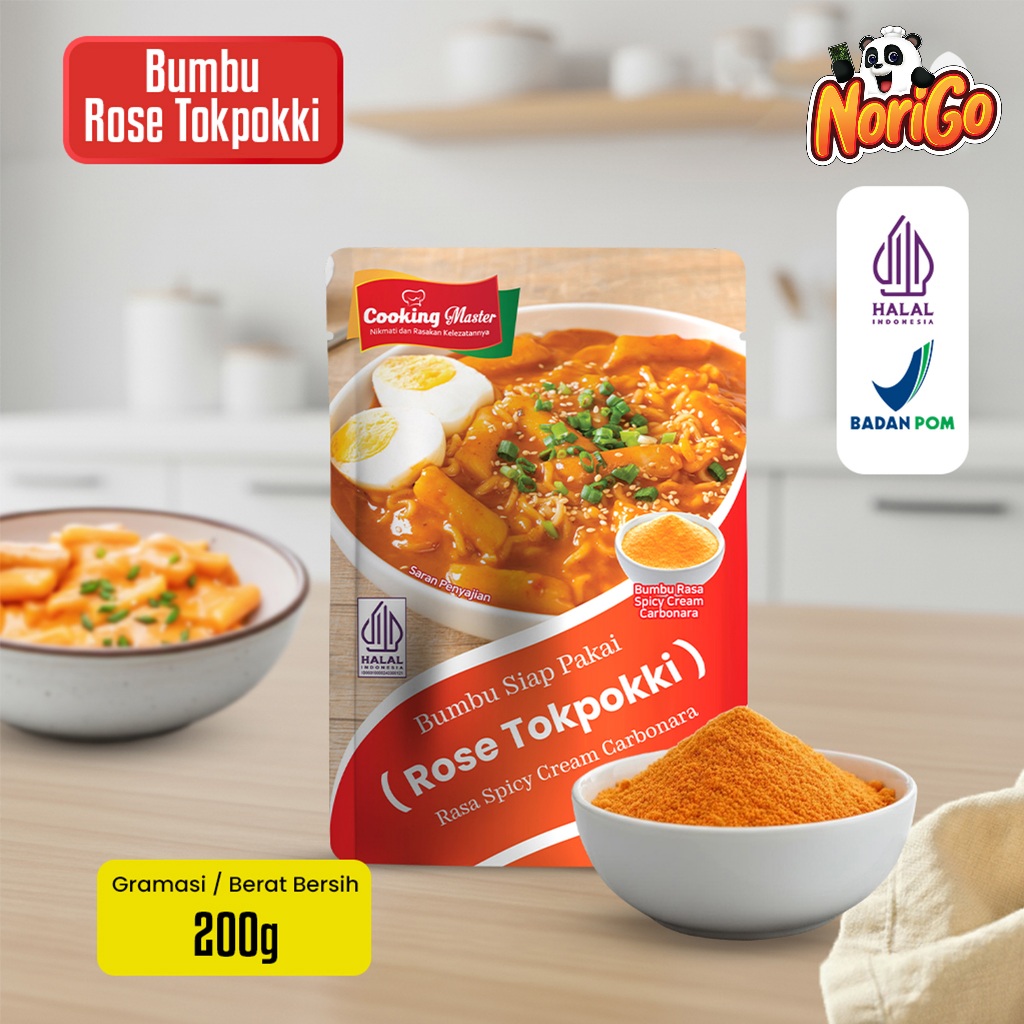 Jual Bubuk Saus Tokpokki \ Rose Tteokbokki \ Spicy Cream Carbonara ...