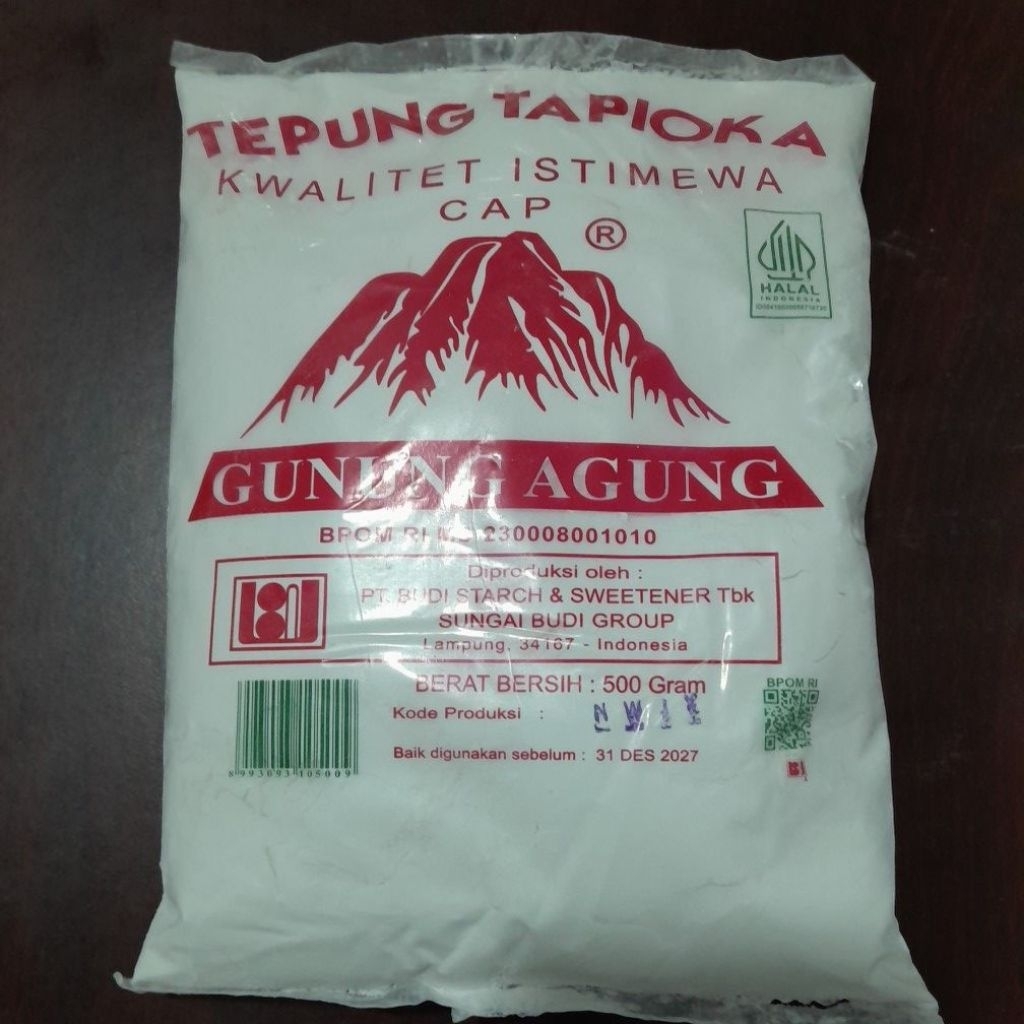 Jual Tepung Tapioka/Sagu Gunung Agung 500 gr | Shopee Indonesia