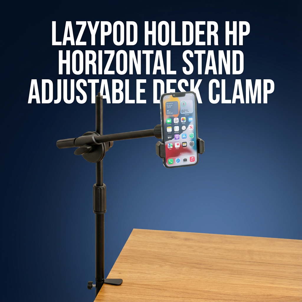 Jual Stand Holder Lazypod HP Horizontal Stand Adjustable Desk Clamp ...