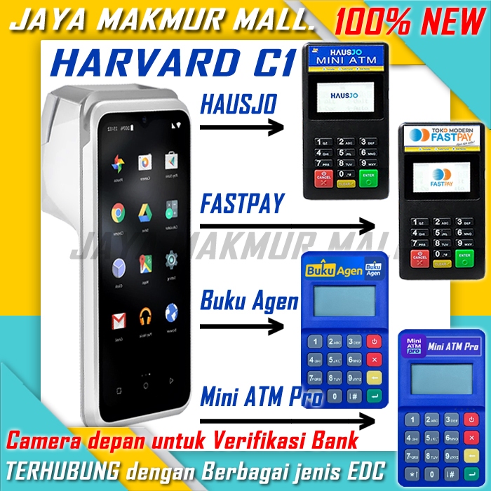 Jual Mitra Mini ATM Pro / EDC Saku FastPay Hausjo Buku Agen Orderkuaota ...