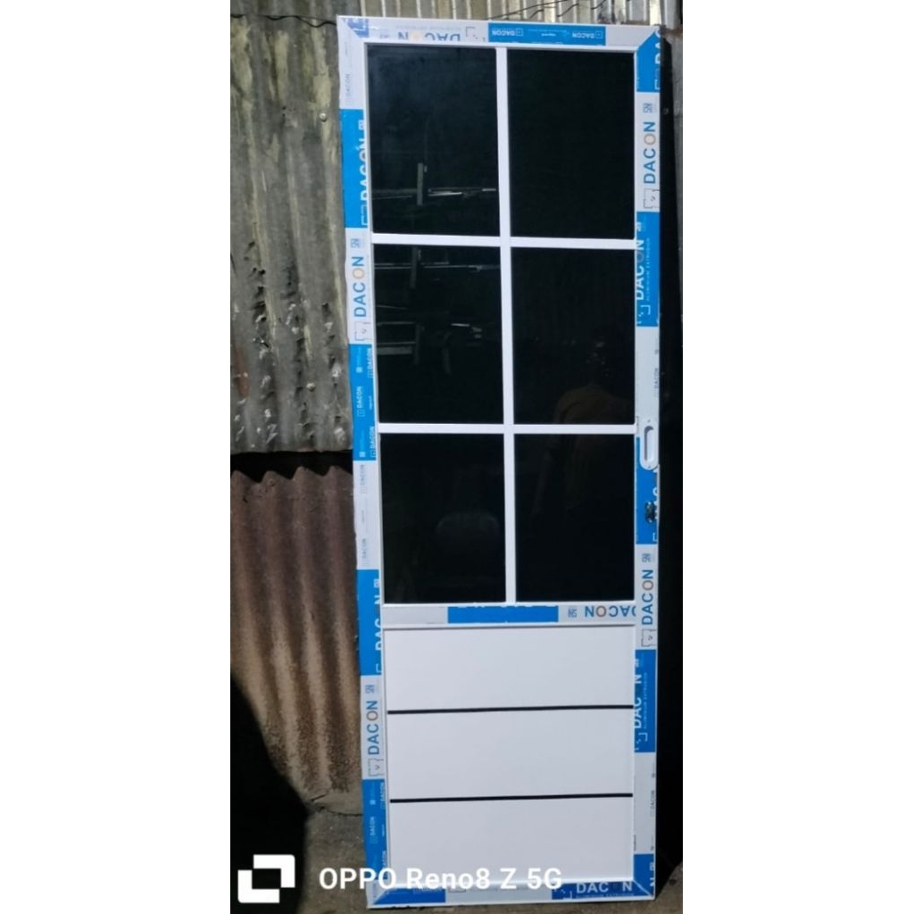 Jual PINTU ALUMUNIUM VARIASI KACA ORNAMEN+ACP DI BAWAHNYA 3in Ukuran ...