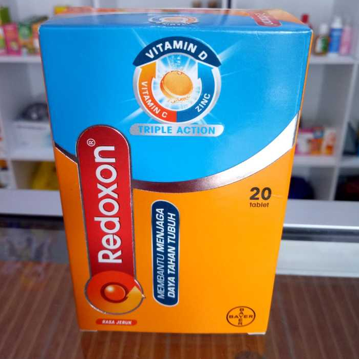 Jual Redoxon triple action 20 tablet effervescent | Shopee Indonesia