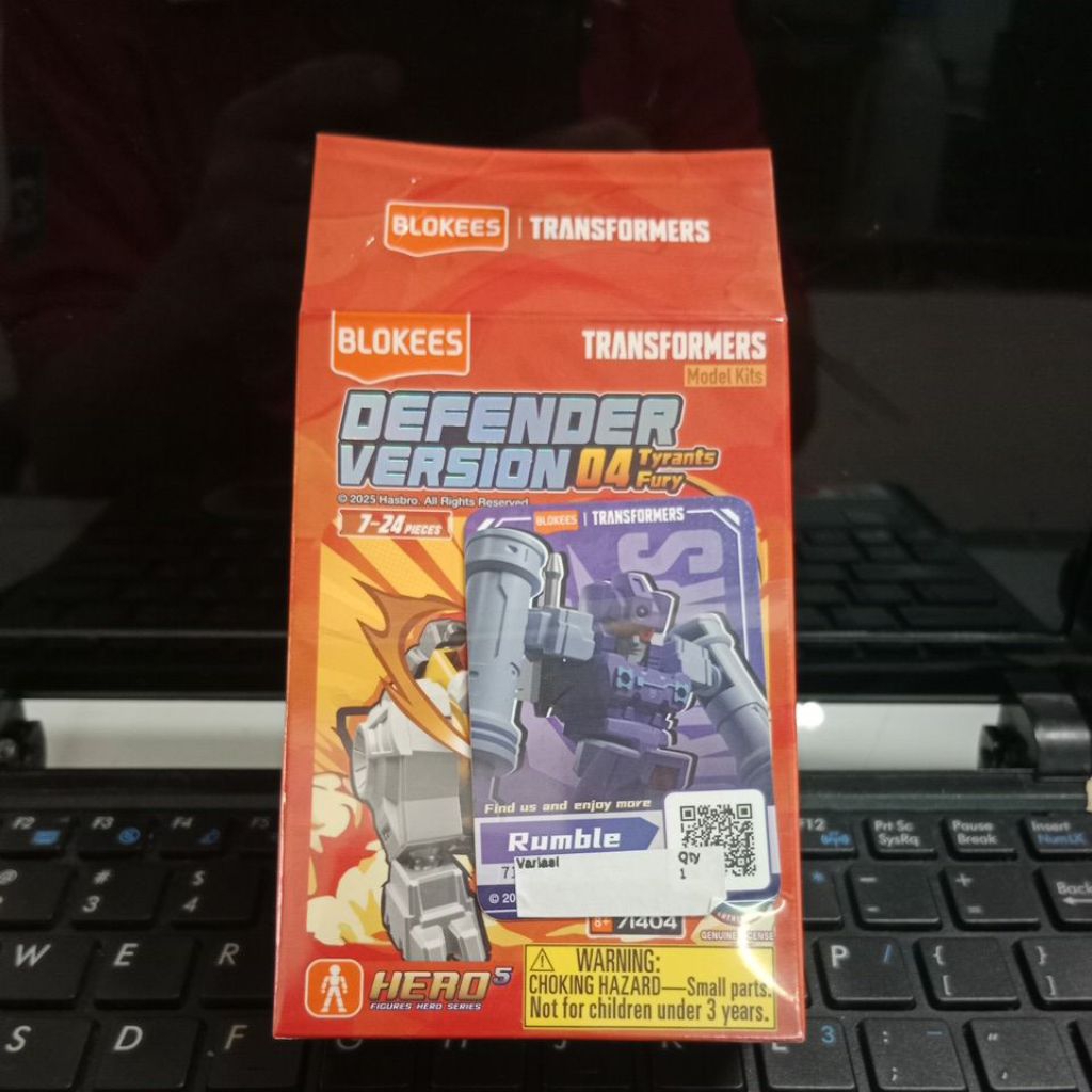 Jual Blokees Transformers Defender Version 04 Tyrants Fury Rumble ...