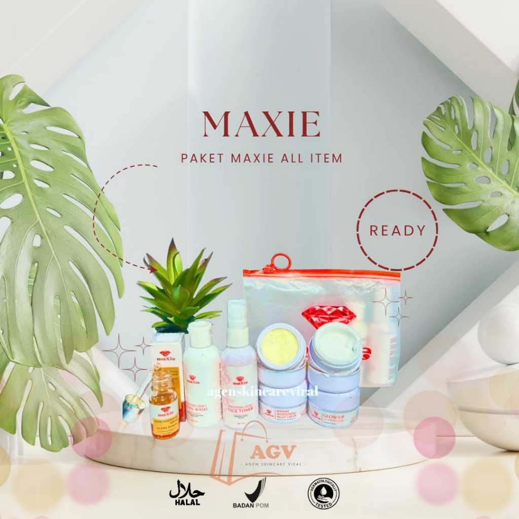 Jual agenskincareviral - PAKET MAXIE GLOW & CREAM FLEK+ SERUM DNA ...