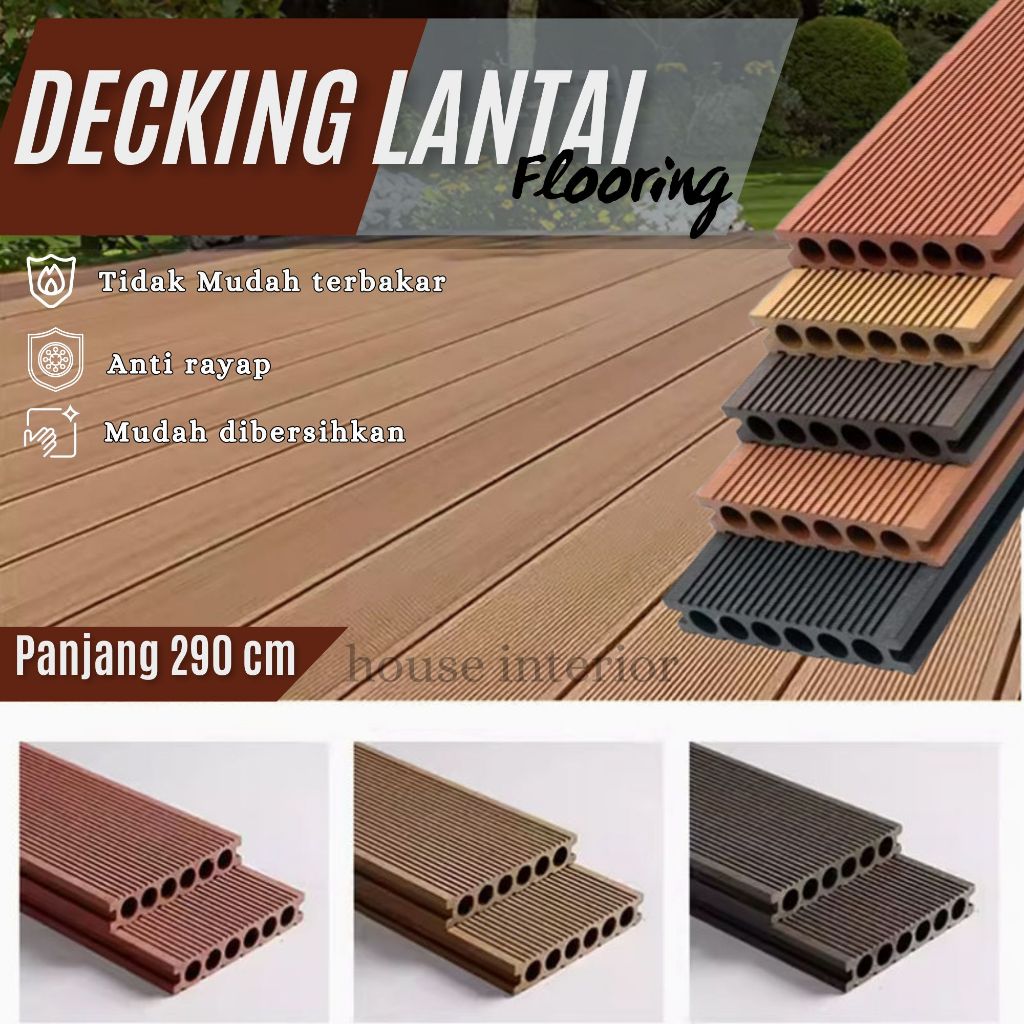 Jual Lantai Decking WPC Outdoor / Lantai Kayu Kolam Renang / Pool ...