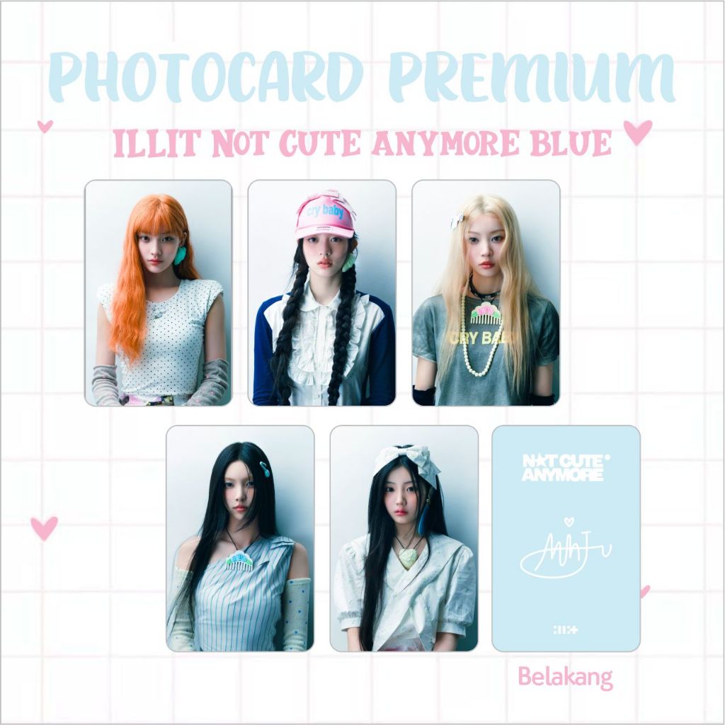 Jual PHOTOCARD PC PREMIUM UNOFFICIAL ILLIT MAGNETIC | Shopee Indonesia