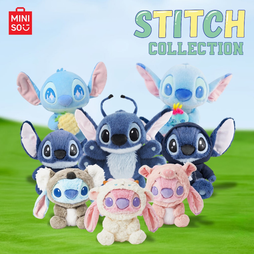 Jual MINISO TOY x Disney Boneka Bantal Lucu Stitch Plush Doll Bahan ...