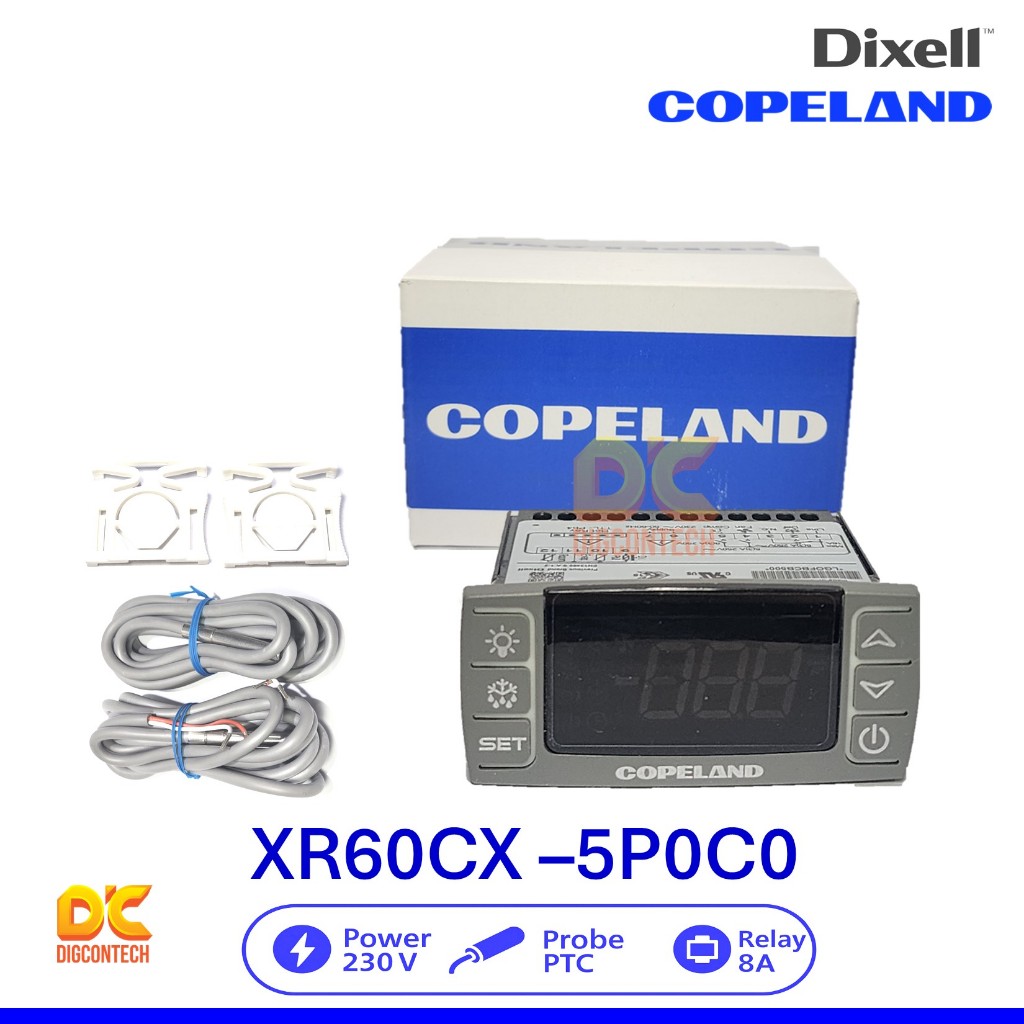 Jual Dixell cOPELAND XR60CX Thermostat Controller Digital XR60CX-5P0C0 ...
