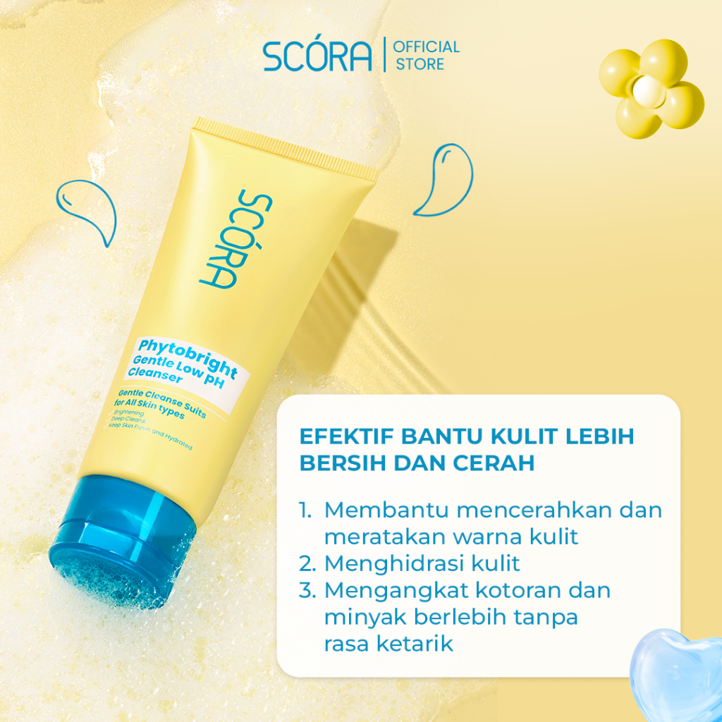Jual [NEW LAUNCH] Scora Phytobright Gentle Low pH Cleanser 100ml ...