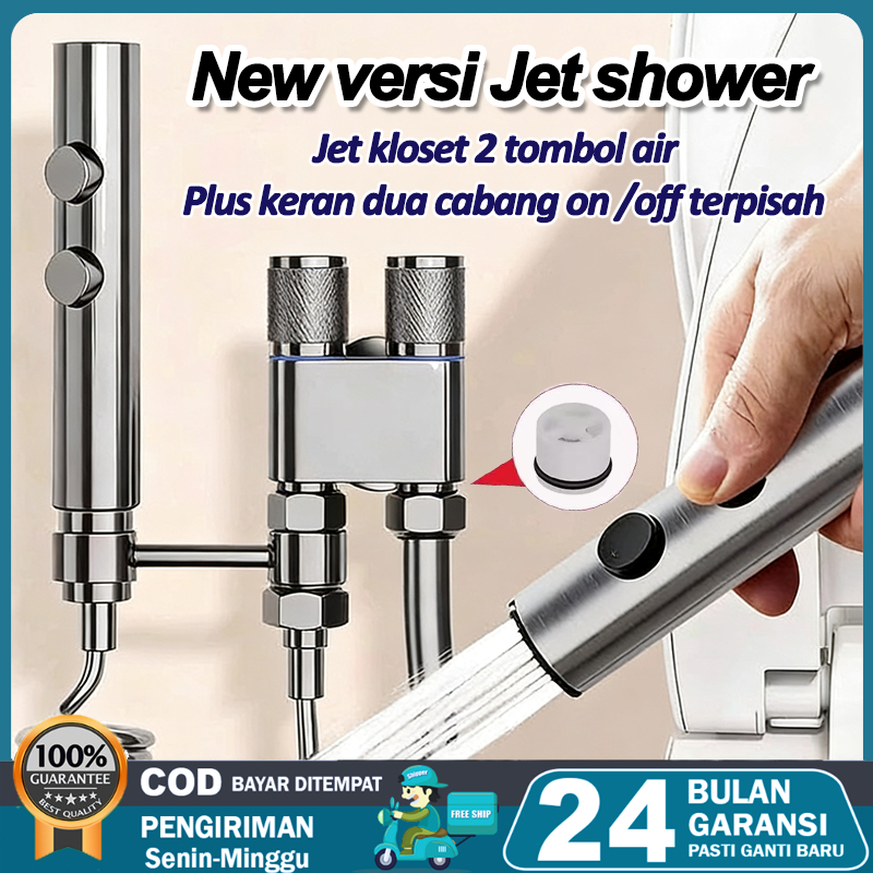 Jual COD&ORI SMART Jet Shower Kloset Ultra Bertekanan Tinggi - 2 Mode ...