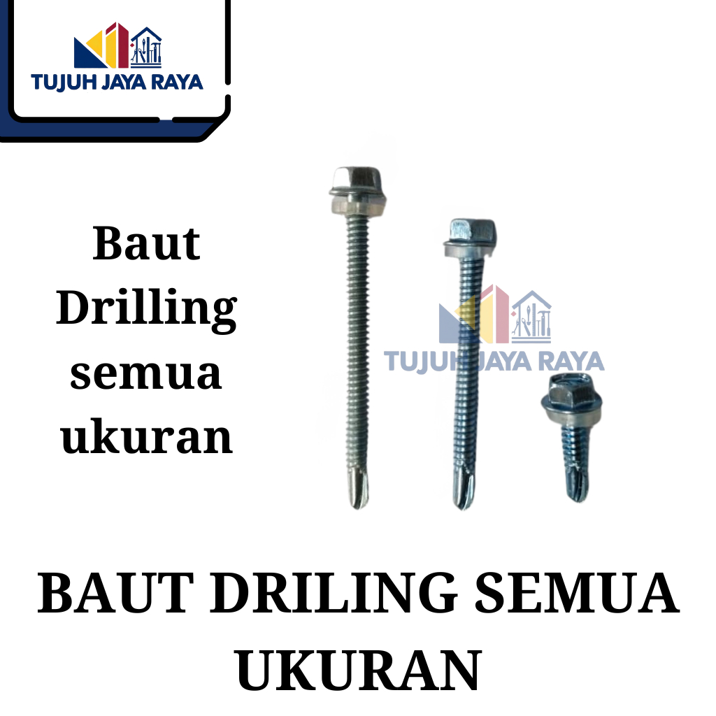 Jual BAUT ATAP BAUT DRILLING SEMUA UKURAN LENGKAP | Shopee Indonesia