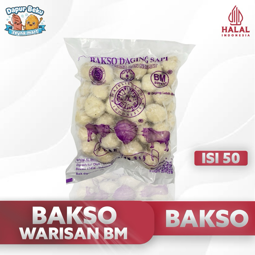 Jual Bakso Warisan BM Super isi 50 butir | Shopee Indonesia