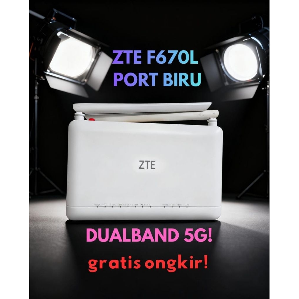 Jual ZTE F670L PORT BIRU | Shopee Indonesia