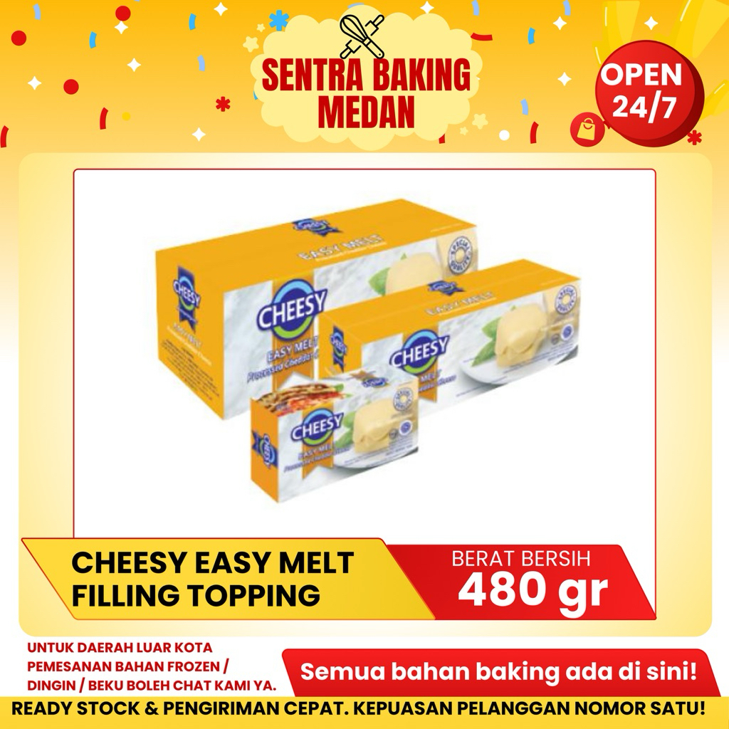 Jual CHEESY EASY MELT 480gr KEJU MUDAH LELEH | Shopee Indonesia