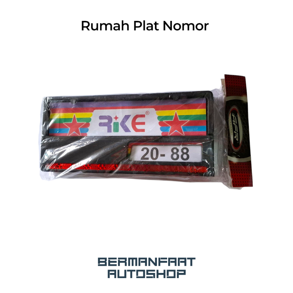 Jual Braket Plat Nomor Motor Strip Merah | Shopee Indonesia
