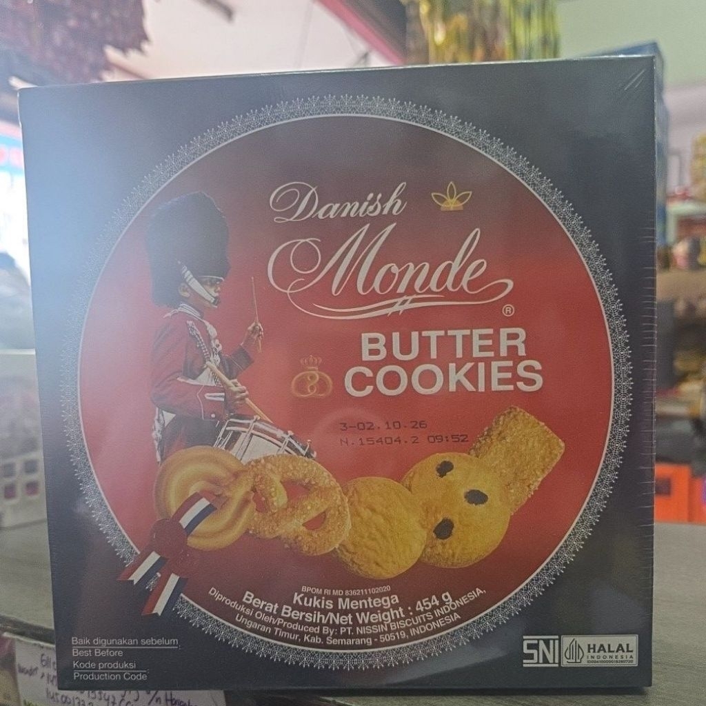 Jual monde butter cookies kaleng kecil 454 gr | Shopee Indonesia