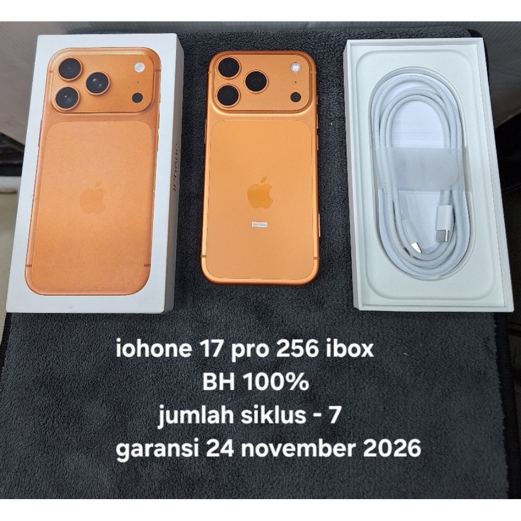 Jual IP 17 PRO 256 SECOND IBOX | Shopee Indonesia