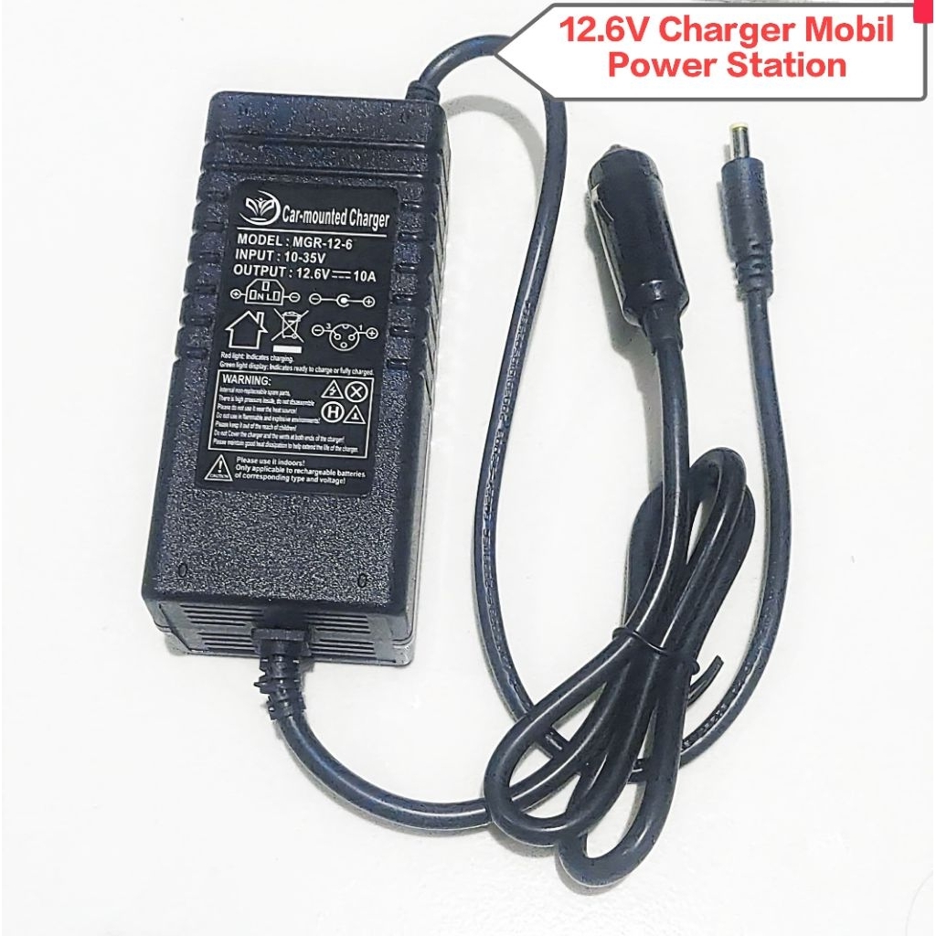 Jual Power Supply Portable Adaptor PLN &Charger Mobil 6A Murni 12V ...