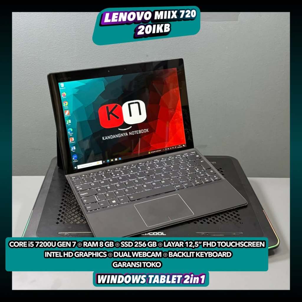 Jual Lenovo MIIX 2in1 720 20IKB i5 7200U Gen7 Ram 8/256GB Layar Fhd ...