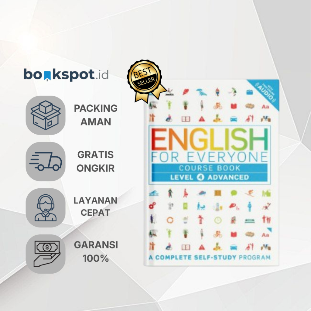 Jual English for Everyone Course Book Level 4 Advanced | English for ...