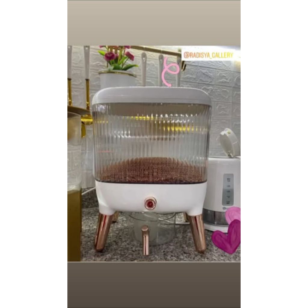 Jual RICE BOX DISPENSER ESTETIK (10 KG) | Shopee Indonesia