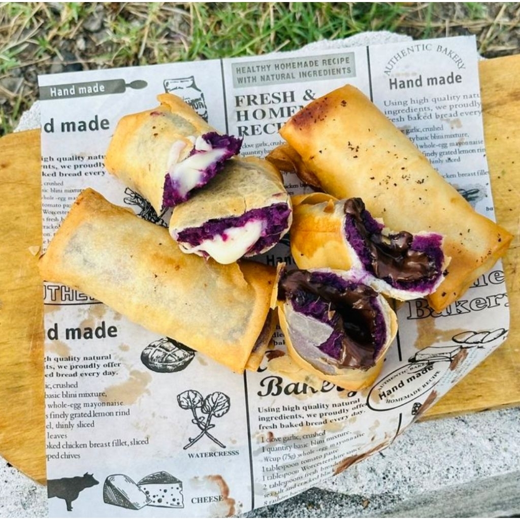Jual Lumpia Ubi Ungu isi 5 pcs Frozen | Shopee Indonesia