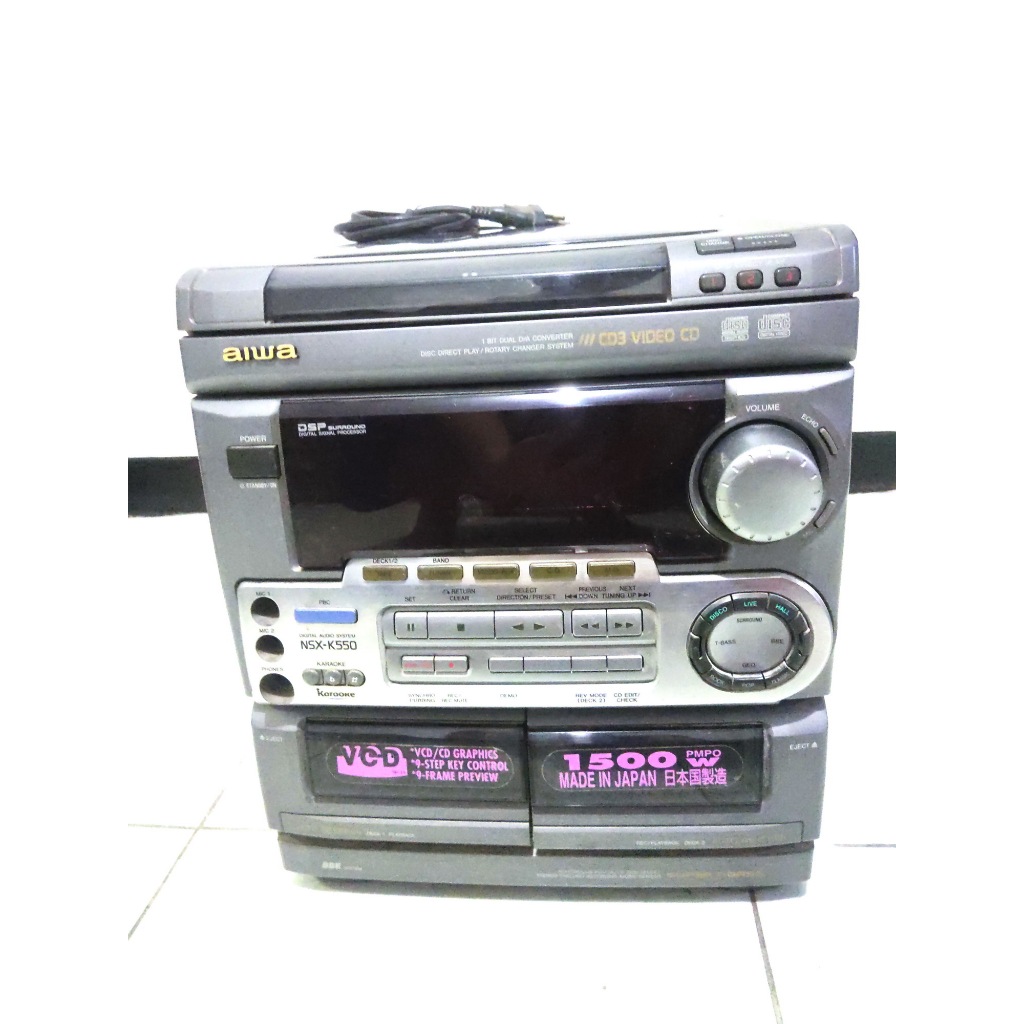 Jual Tape Compo Aiwa 1500W | Shopee Indonesia