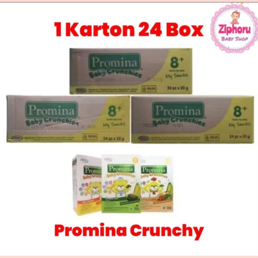 Jual 1 KARTON PROMINA Baby Crunchy Mix Cheese, Ayam Brokoli, Seaweed ...