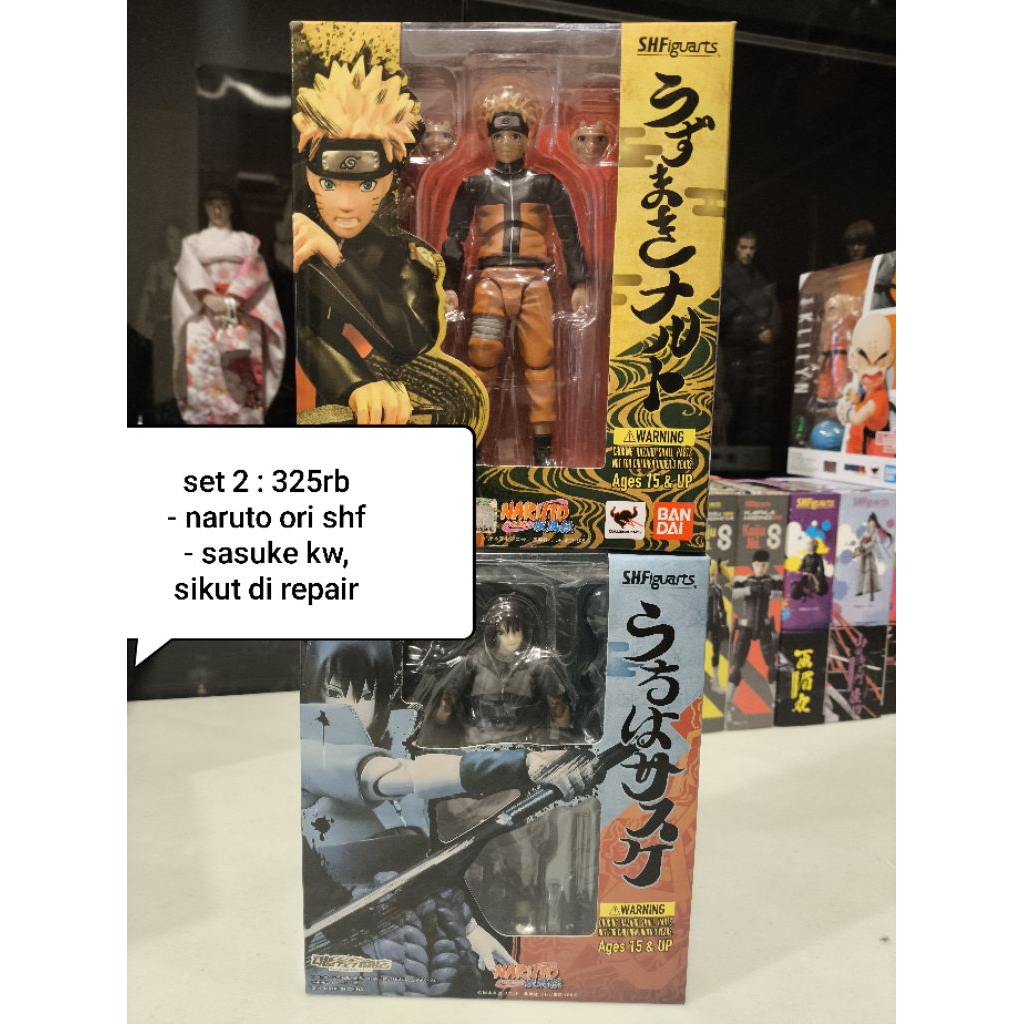 Jual SHF Naruto (ori) & Sasuke (kw) | Shopee Indonesia