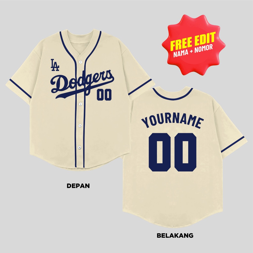 Jual [ BISA INSTAN ] Kaos Jersey Baseball custom Premium / baju kaos ...