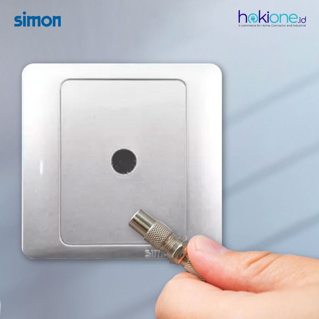 Jual Simon 1 Gang TV Outlet – 55111CH-CH | Shopee Indonesia