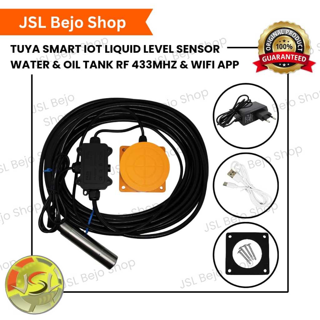 Jual Tuya Smart IoT Liquid Level Sensor – Water & Oil Tank | WiFi + RF ...