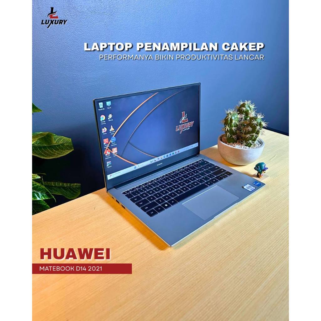Jual LAPTOP HUAWEI MATEBOOK D14 2021 11TH GEN INTEL CORE I3 RAM SSD ...