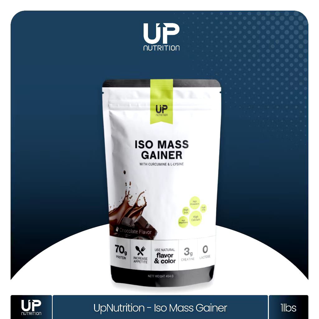 Jual UP Nutrition Iso Mass Gainer 1 Lbs 450Gram Isolate Weight Protein ...
