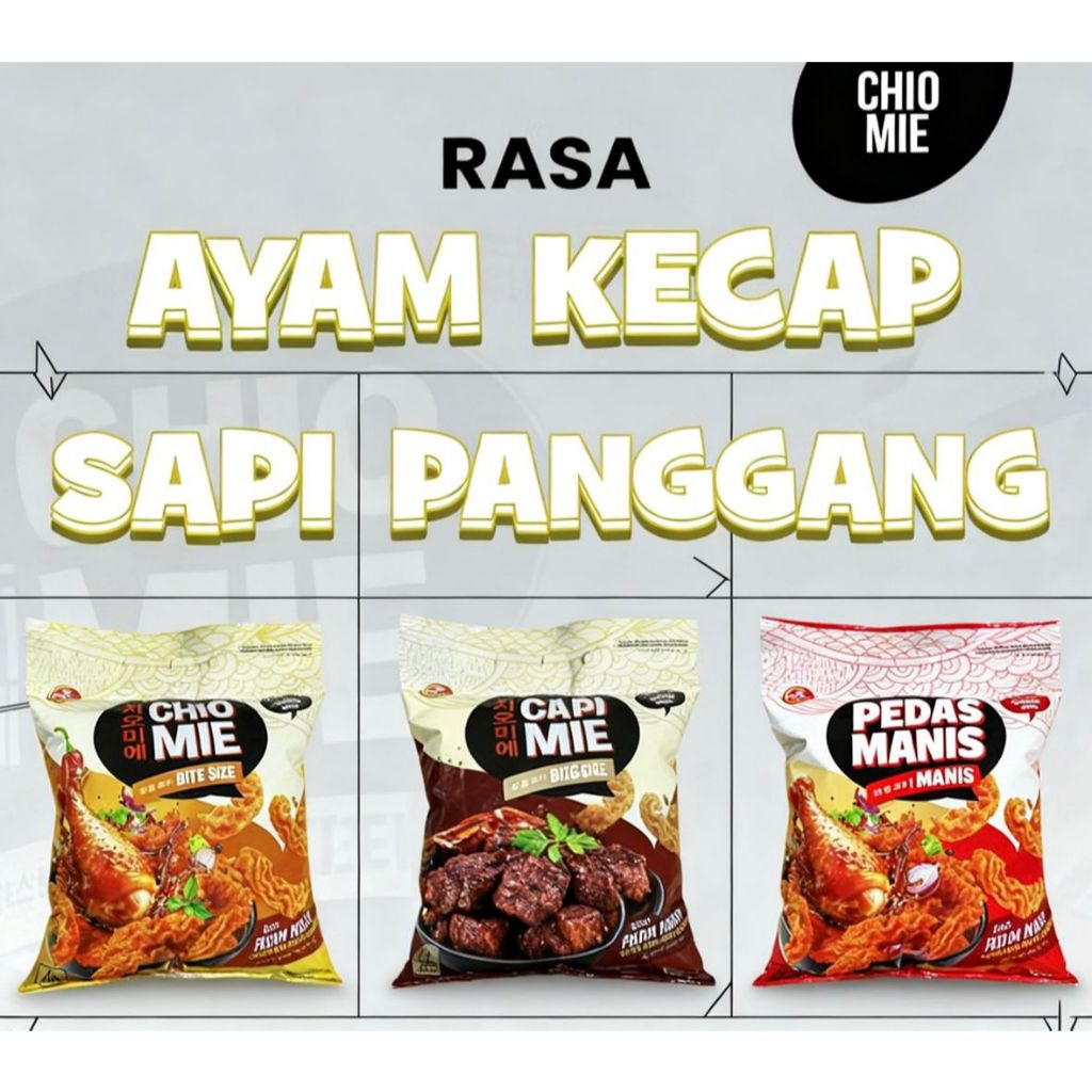 Jual Taiko Chio Mie guripang snack 360g camilan/makanan kembung/ puffed ...