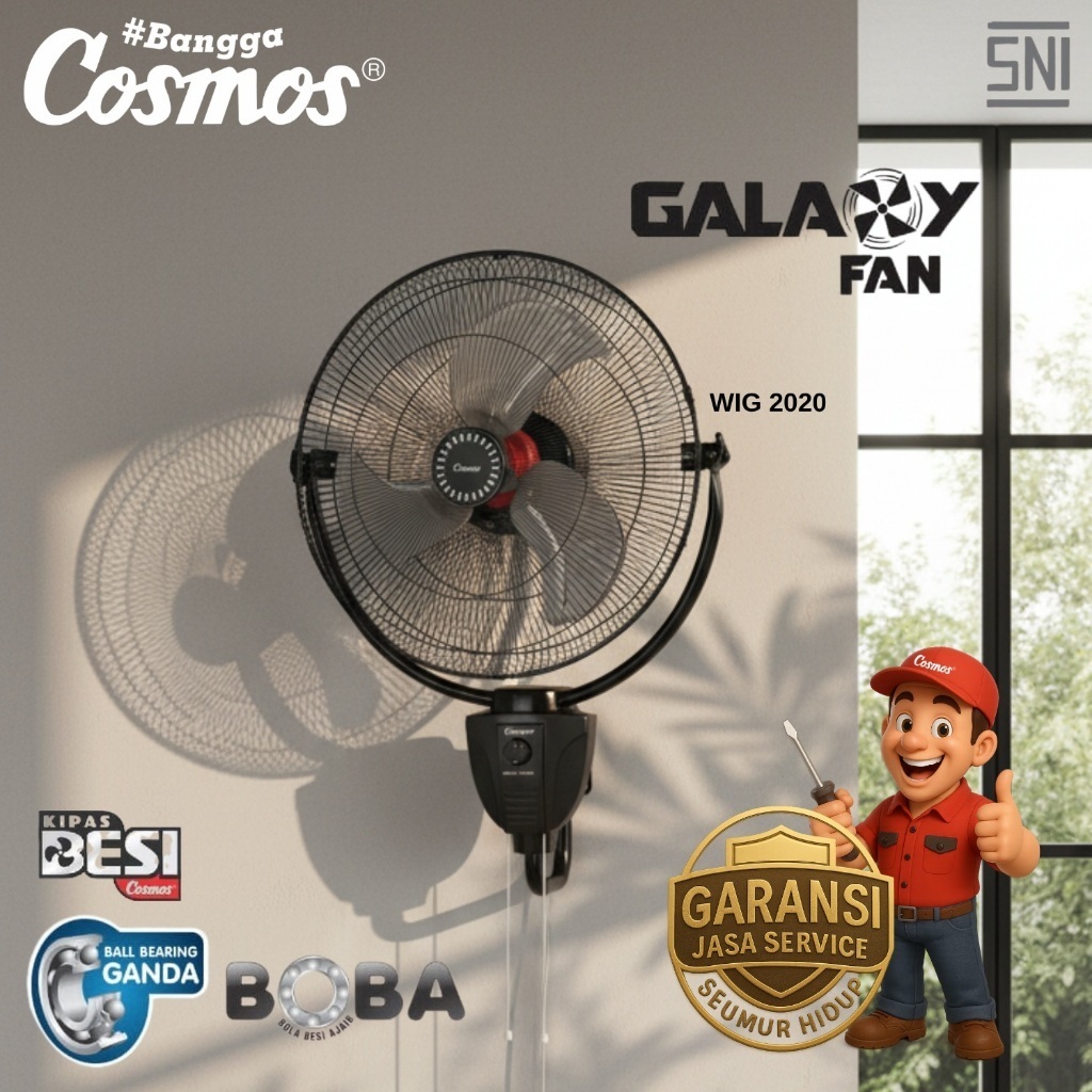 Jual Cosmos WIG-2020 - Kipas Angin / Wall fan 20 Inch | Shopee Indonesia