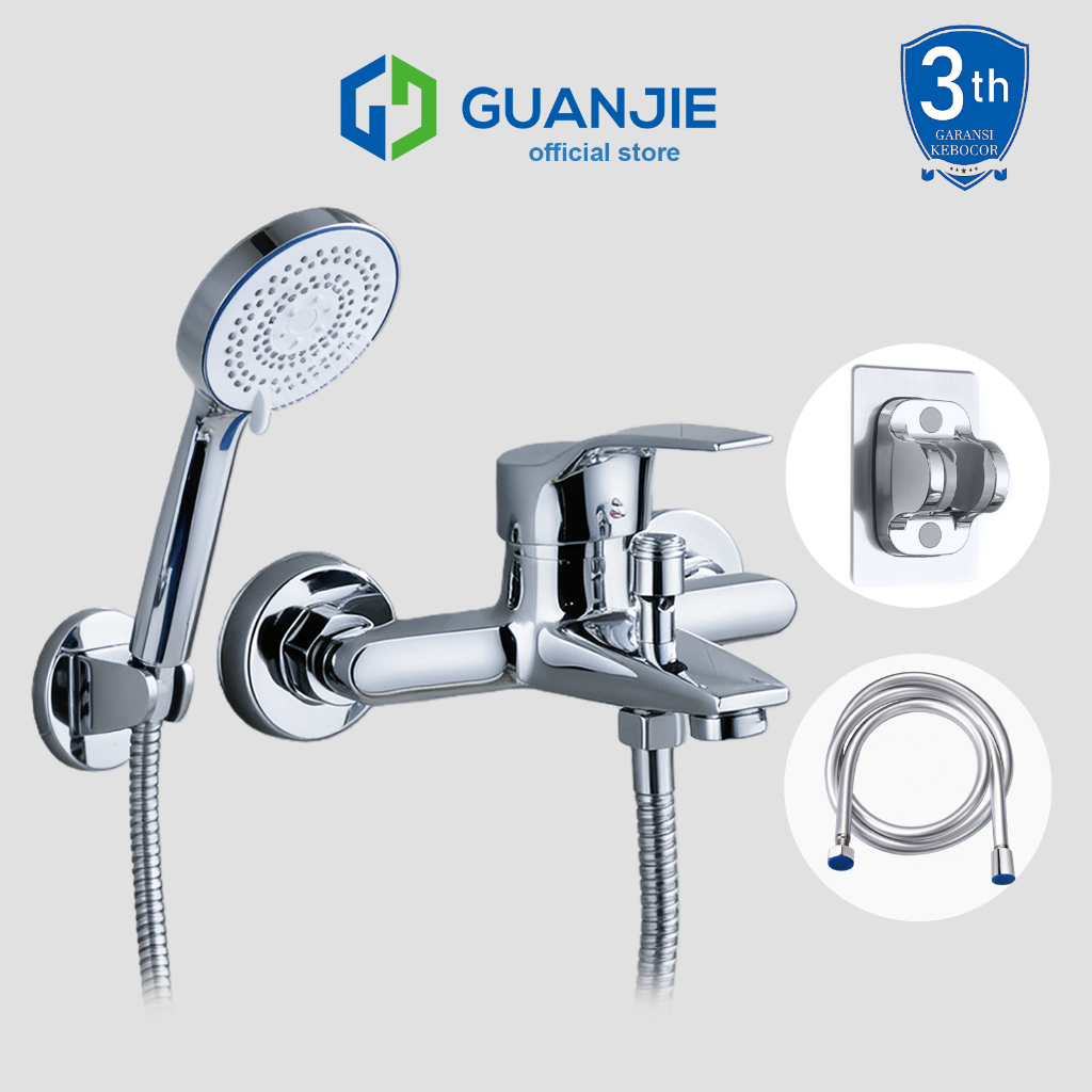 Jual GUANJIE - Mode Air Shower set Head Shower Handheld Shower Kamar ...