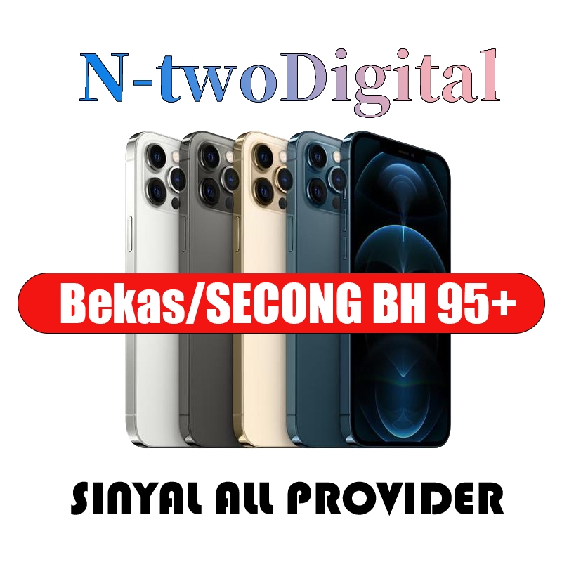 Jual iP 12 Pro/Promax 256GB/128GB Mulus Normal Fullset No Recond No ...