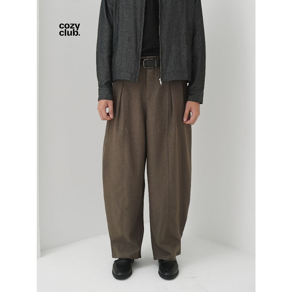 Jual COZYCLUB Side Pleated Suit Barrel Pant | Celana Panjang Pria Barel ...