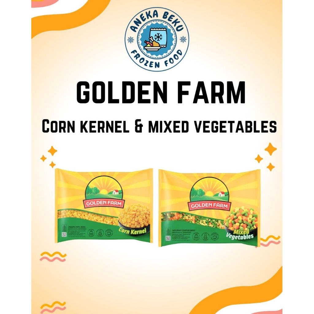 Jual golden farm corn kernel 500g dan mixed vegetables 500g | Shopee ...
