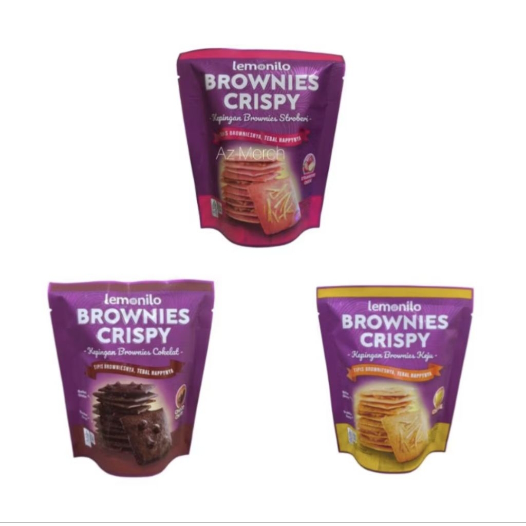 Jual Lemonilo Brownies Crispy 35gr - Brownies Rendah Gula | Shopee ...