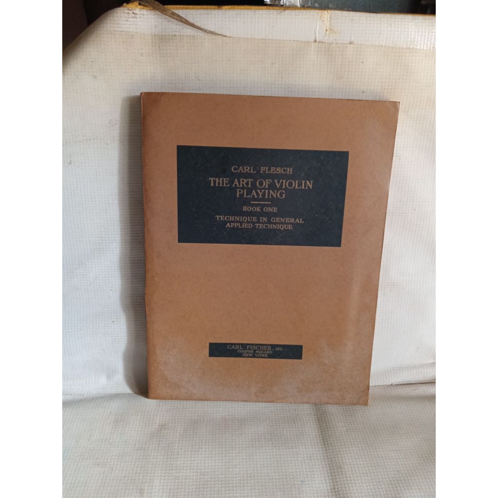 Jual CARL FLESCH THE ART OF VIOLIN PLAYING BOOK ONE TECHNIQUE IN ...