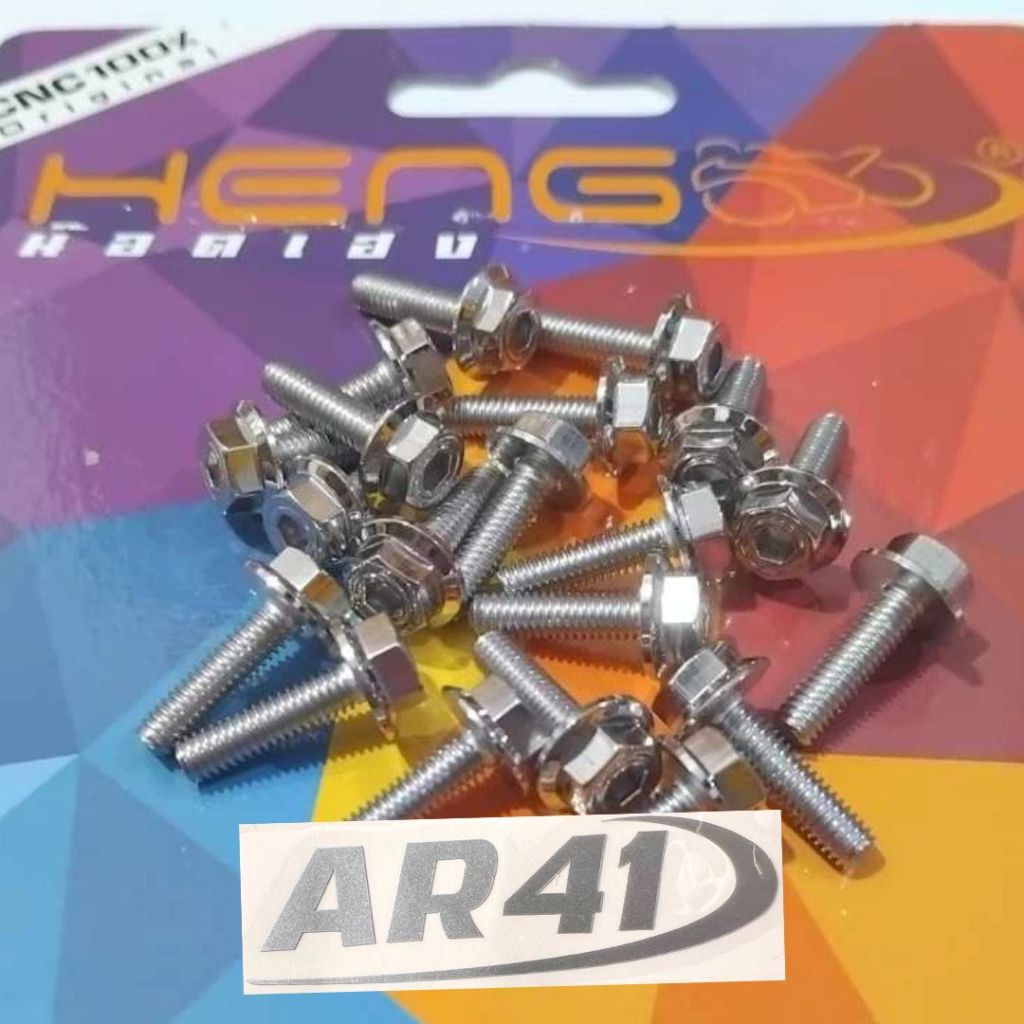 Jual Baut Probolt Baut Ukuran M4X15 Model Hexagon Ori HENG THAILAND ...