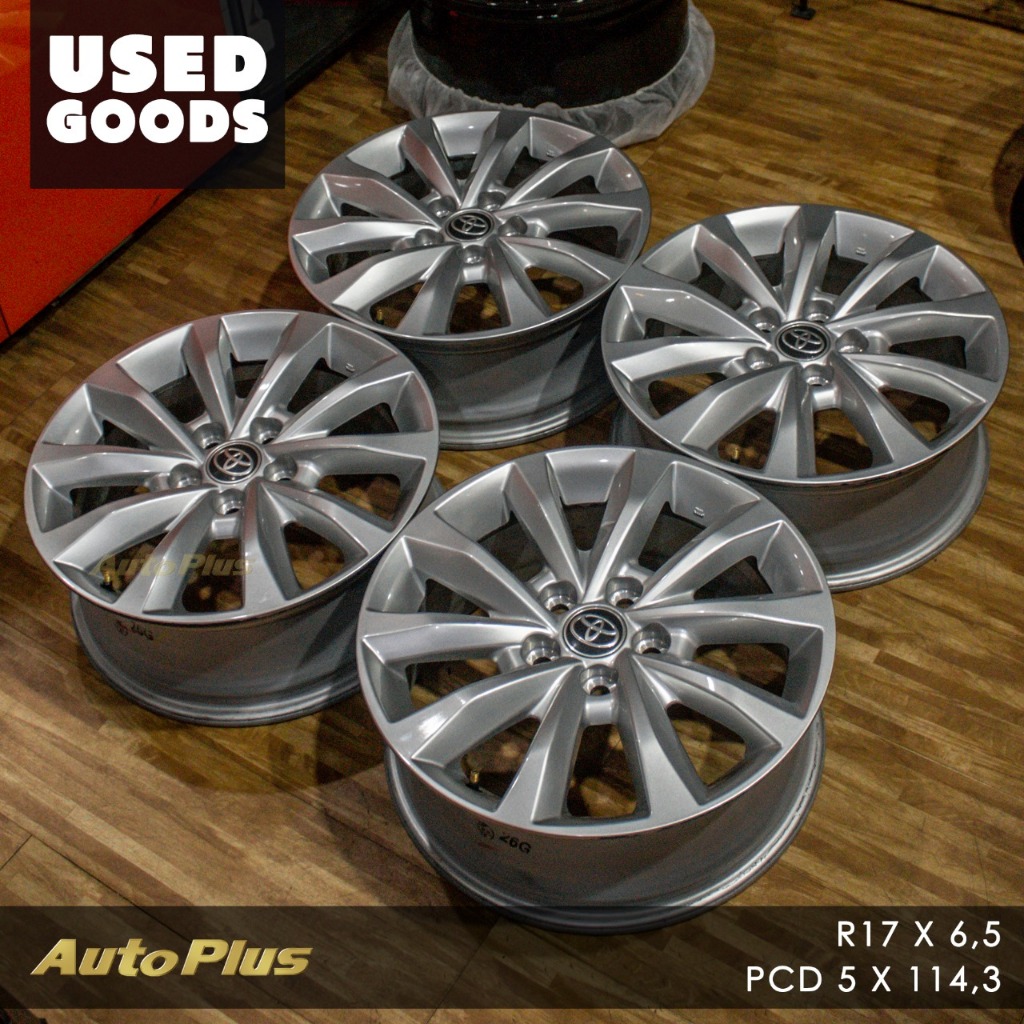 Jual VELG 2ND STANDAR INNOVA ZENIX VELG OEM INNOVA ZENIX RING 17 PCD 5× ...