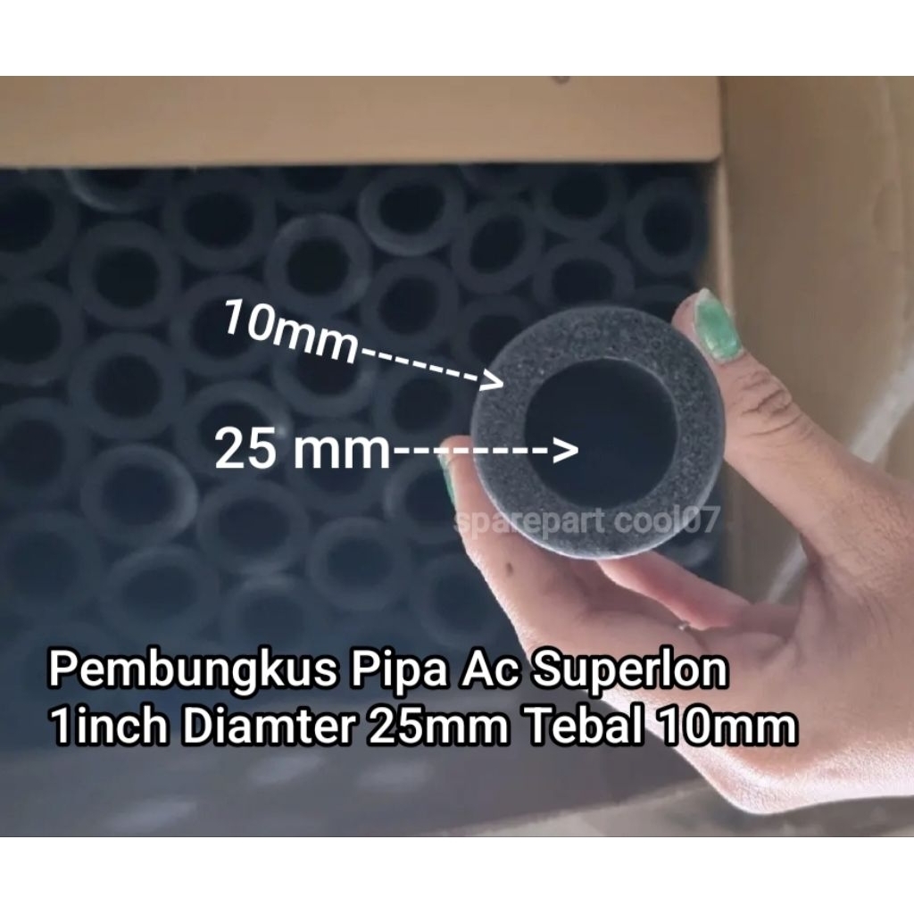 Jual PEMBUNGKUS PIPA AC 1 x 3/8" / SUPERLON / PIPE INSULATION ...