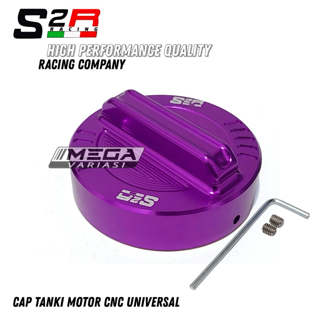 Jual COVER TANGKI BENSIN MATIC CNC S2R RACING UNIVERSAL SEMUA MOTOR MIO ...