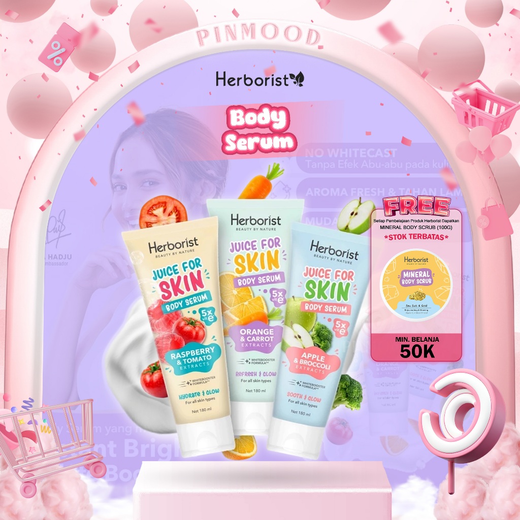 Jual HERBORIST - JUICE FOR SKIN BODY SERUM ( 180 ml ) - Serum Badan ...